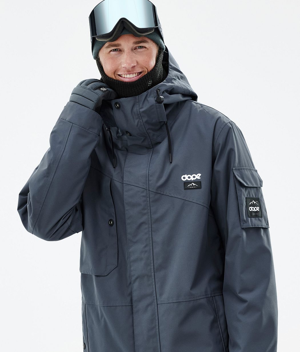 Dope Adept Ski Jacket Men Metal Blue | Ridestore.com