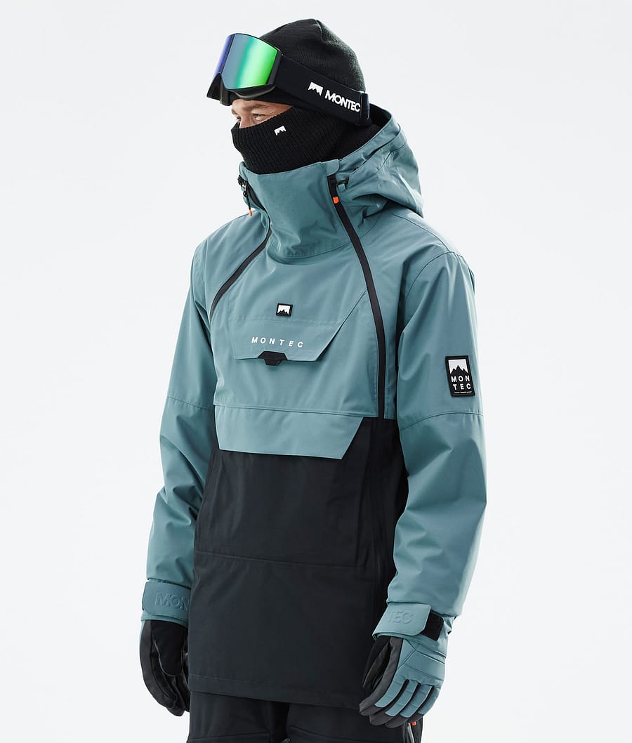 Montec Doom Snowboard Jacket Men Atlantic/Black | Ridestore.com
