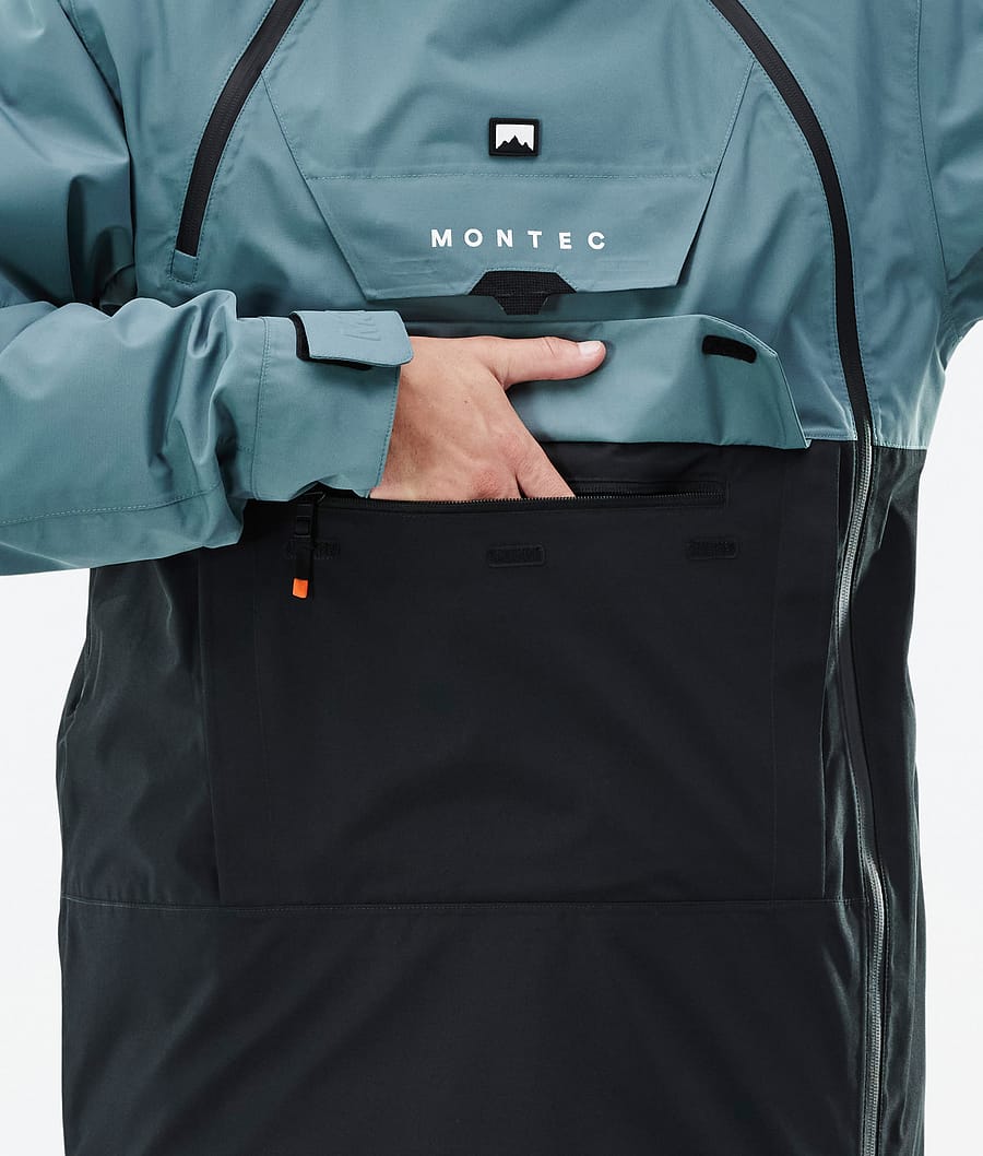 Montec Doom Snowboard Jacket Men Atlantic/Black | Ridestore.com