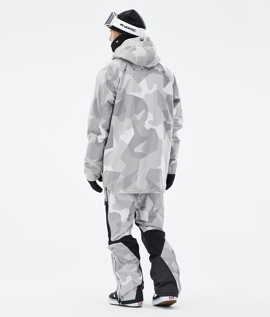 Montec Dune Men's Snowboard Jacket Snow Camo | Ridestore.com