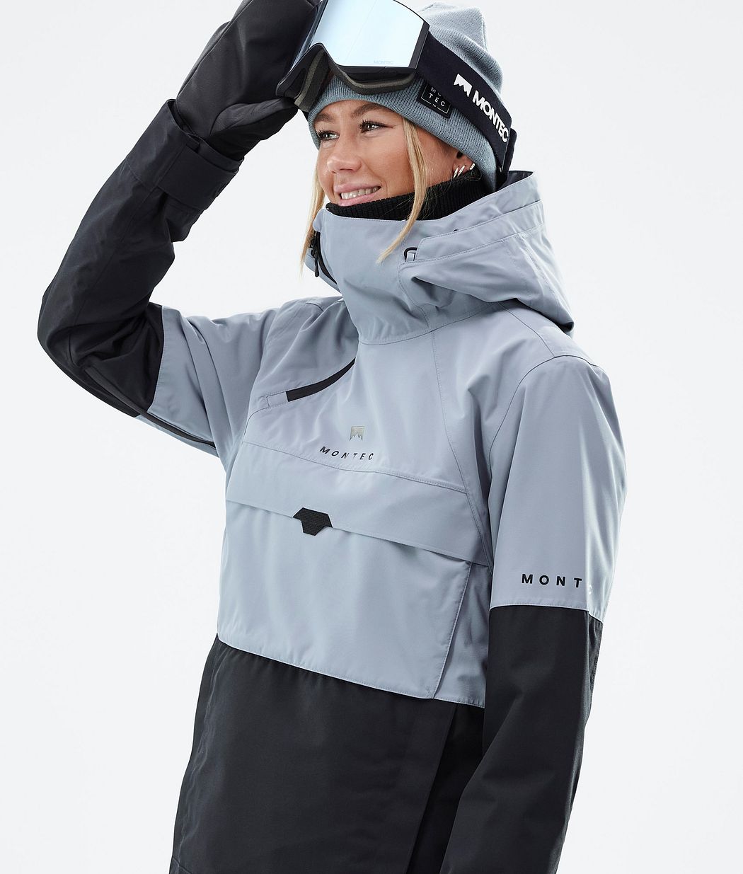 Montec Dune W Snowboard Jacket Women Soft Blue/Black | Ridestore.com