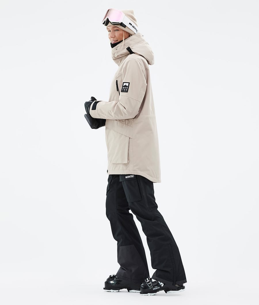 Montec Virago W Kurtka Narciarska Damskie Sand - Piaskowy | Ridestore.com