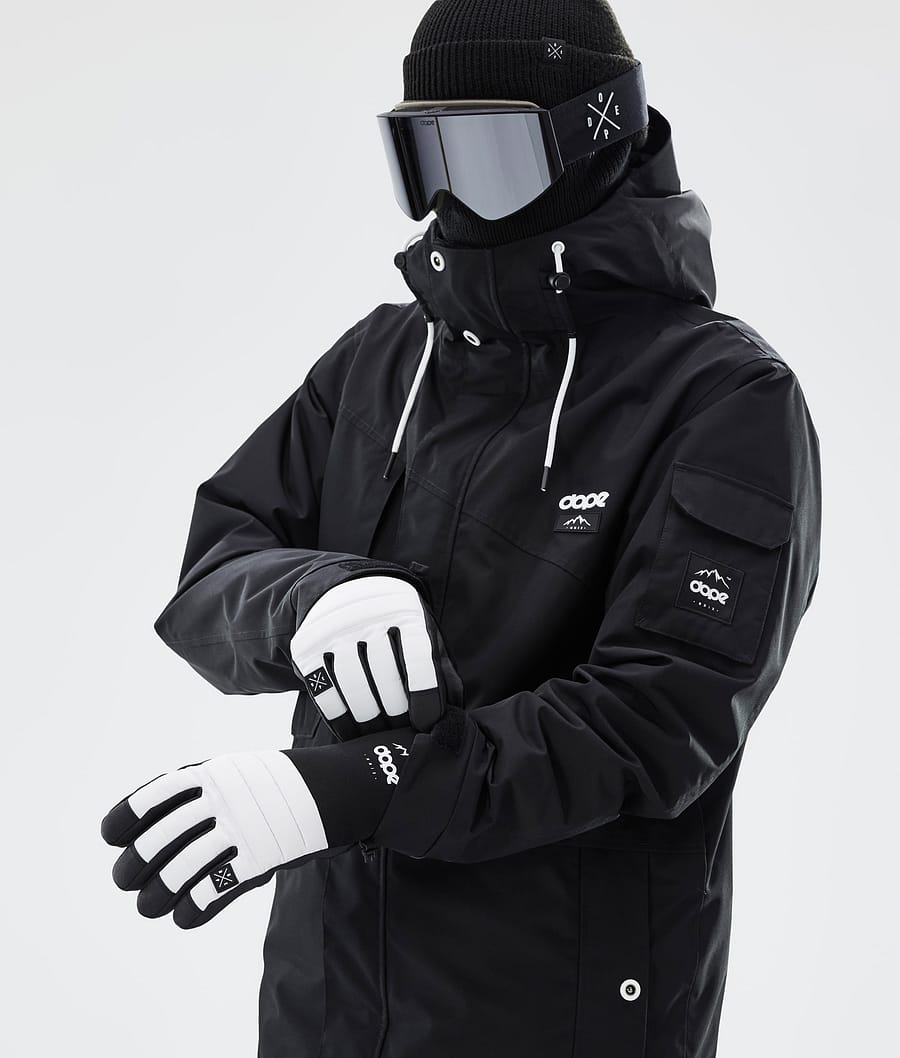 Dope Ace Ski Gloves Men White | Ridestore UK