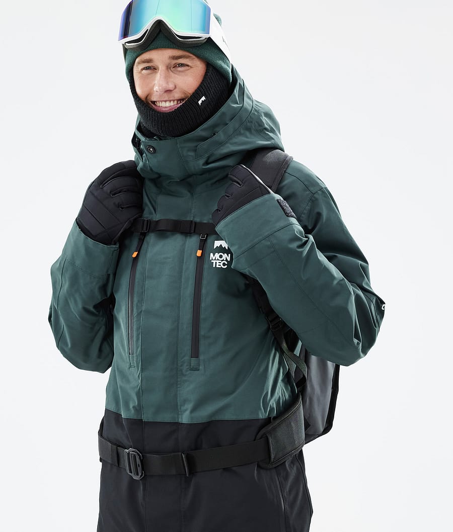 Montec Fawk Kurtka Narciarska Męskie Dark Atlantic/Black - Zielony ...