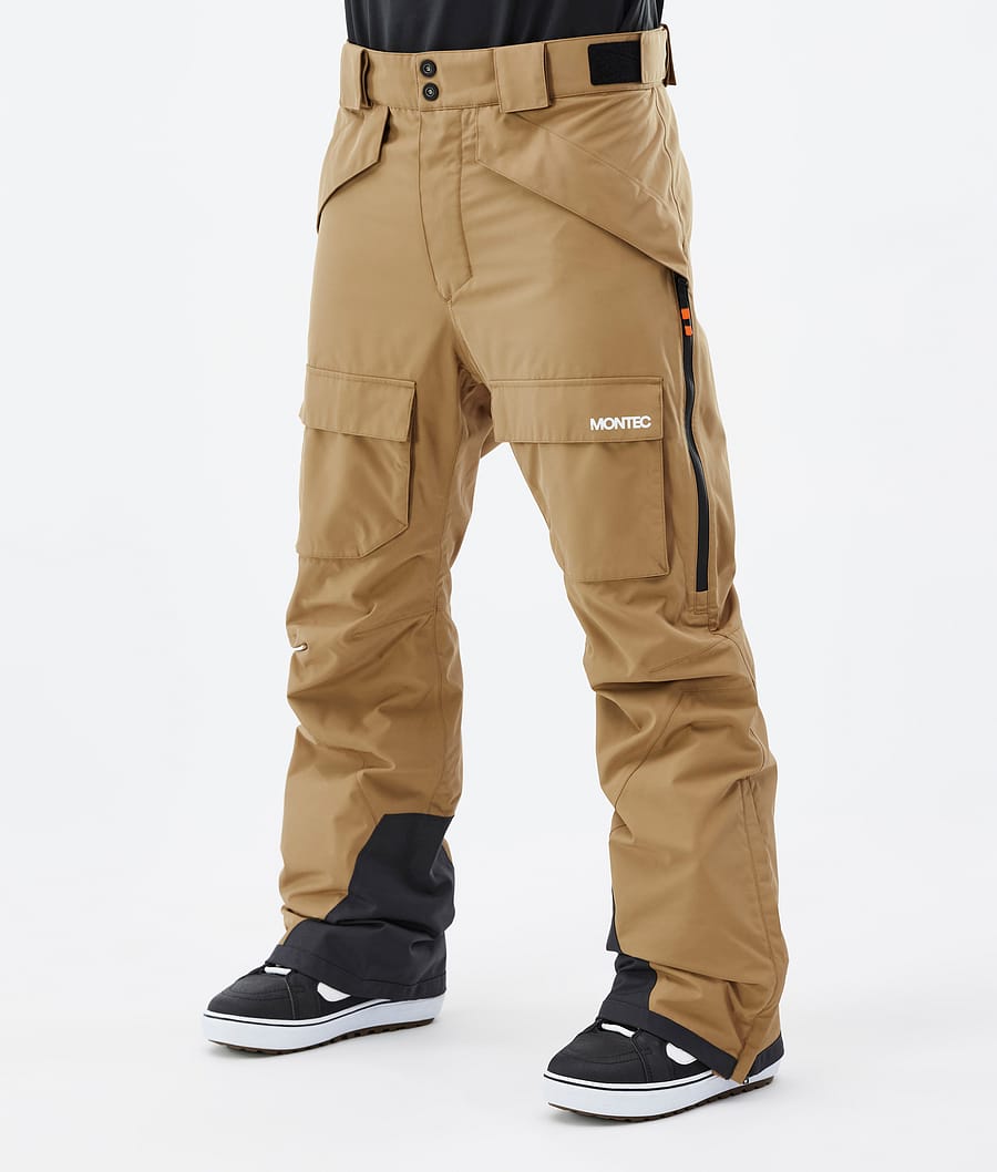 Montec Kirin Snowboard Pants Men Gold | Ridestore.com