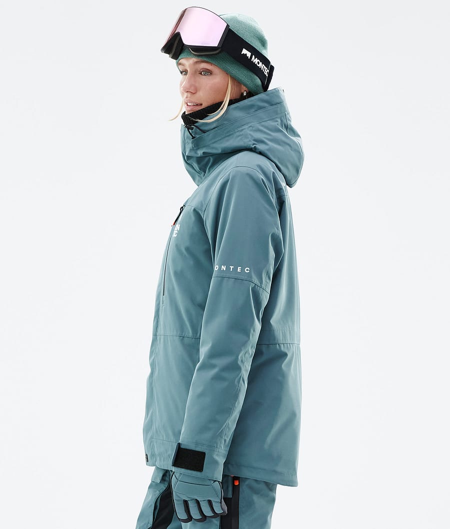 Montec Fawk W Ski jas Dames Atlantic - Groen | Ridestore.com