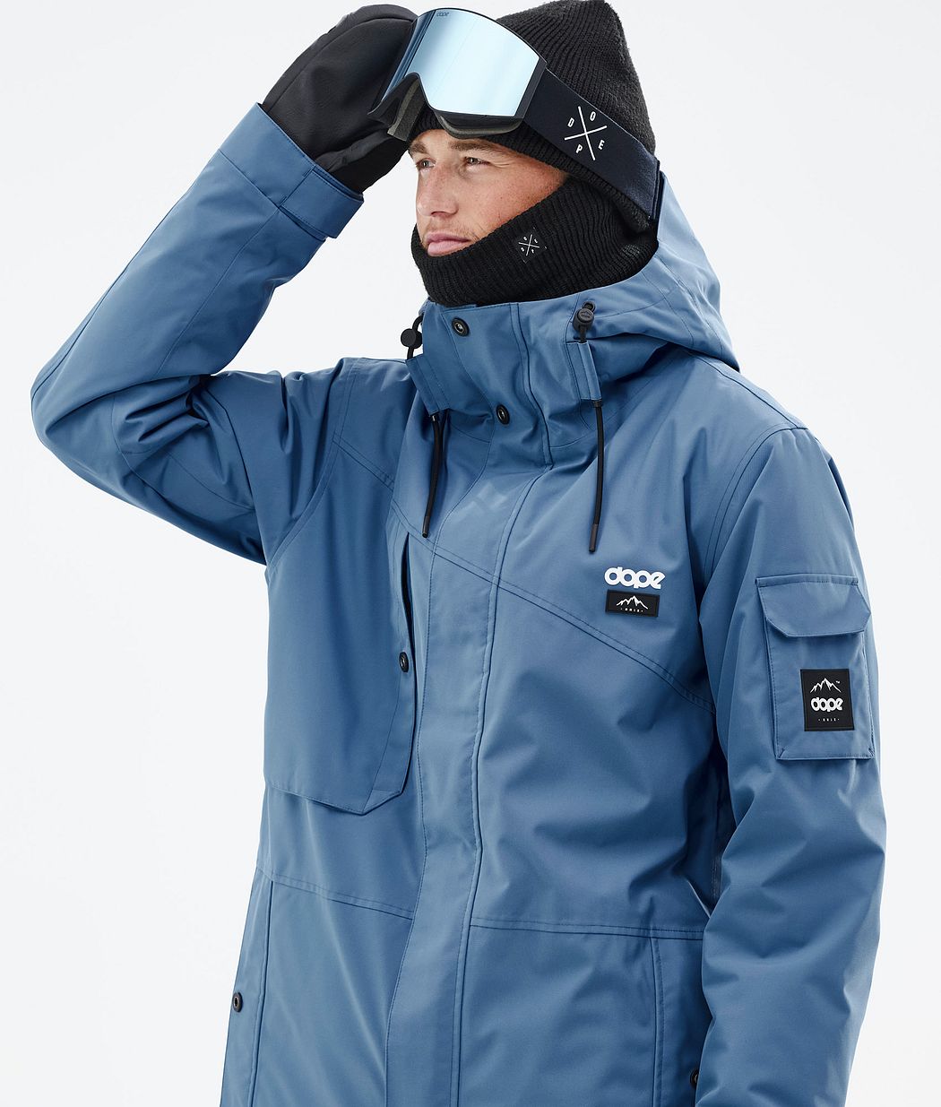 Dope Adept Snowboard Jacket Men Blue Steel | Ridestore.com