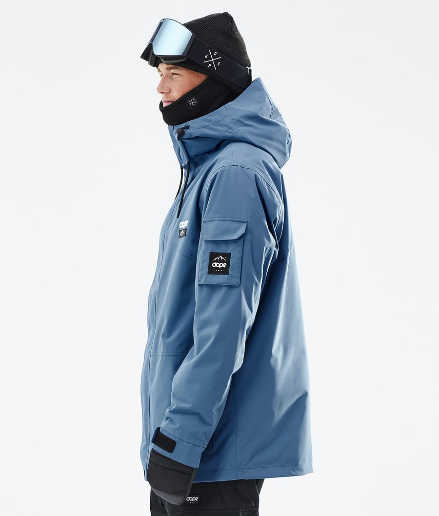 Dope Adept Snowboard Jacket Men Blue Steel | Ridestore.com