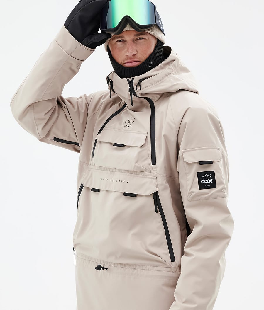 Dope Akin Men's Snowboard Jacket Sand | Ridestore UK