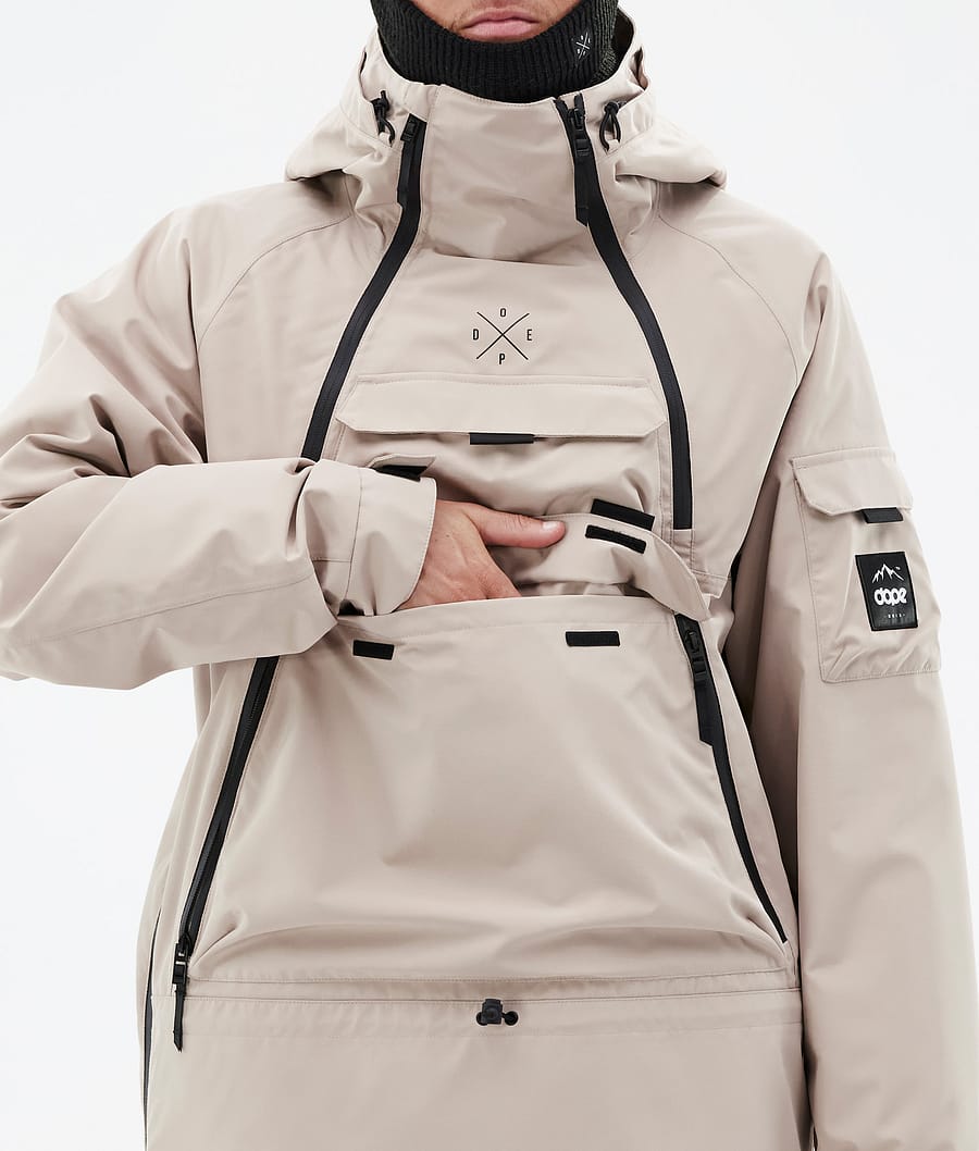 Dope Akin Men's Snowboard Jacket Sand | Ridestore.com