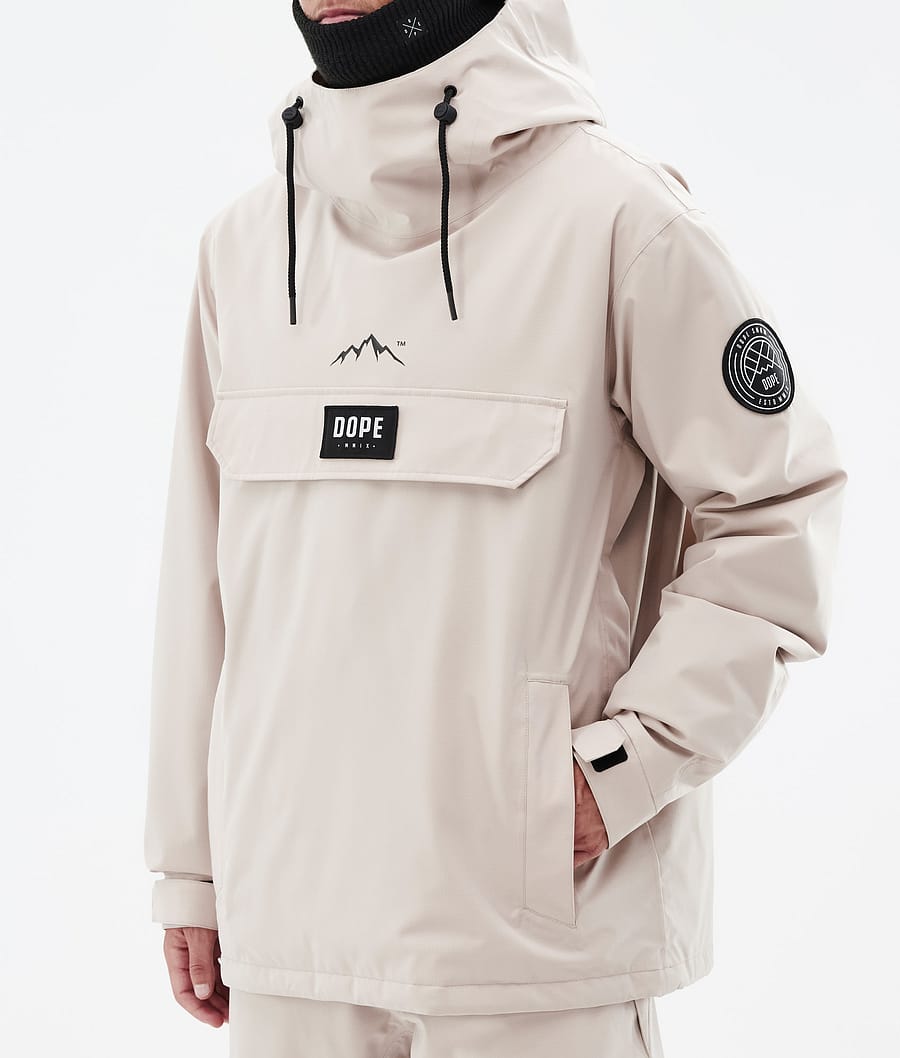 Dope Blizzard Men's Snowboard Jacket Sand | Ridestore UK