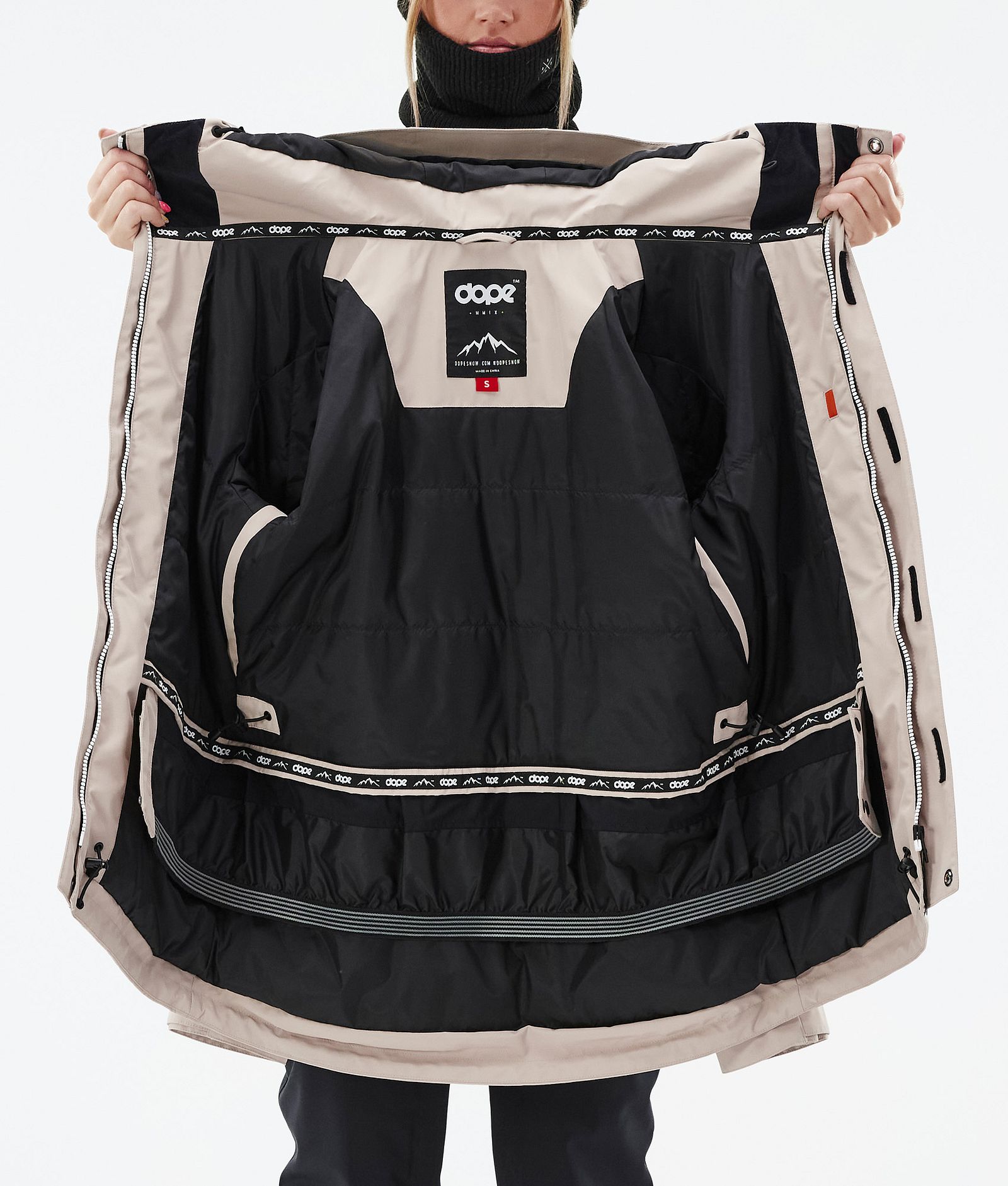 Dope Adept W Kurtka Snowboardowa Kobiety Sand - Piaskowy | Ridestore.com