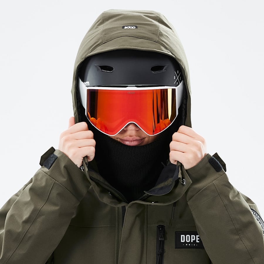 Dope Blizzard W Full Zip Women's Snowboard Jacket Olive Green ...