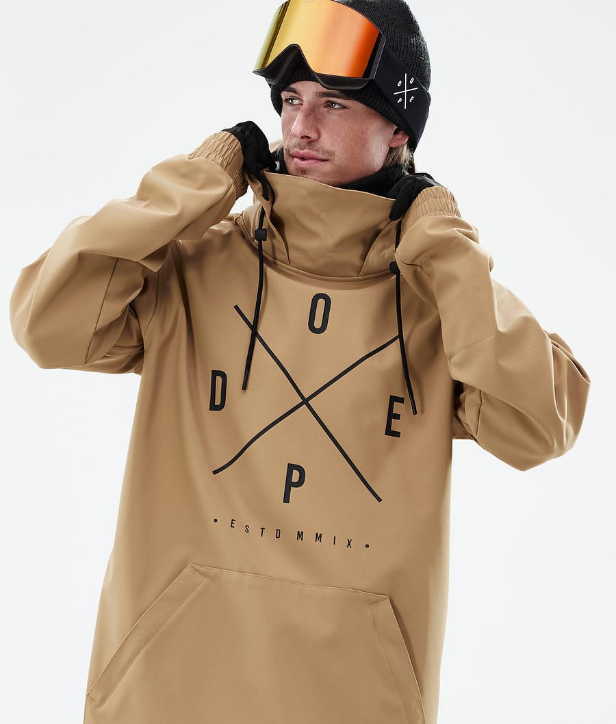 Dope Yeti Giacca Snowboard Uomo 2X-Up Gold - Oro | Ridestore.com