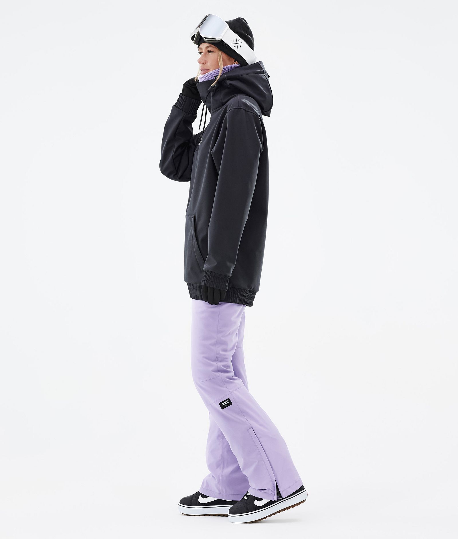 Dope Yeti W 2022 Snowboard jas Dames Peak Black - Zwart | Ridestore.com