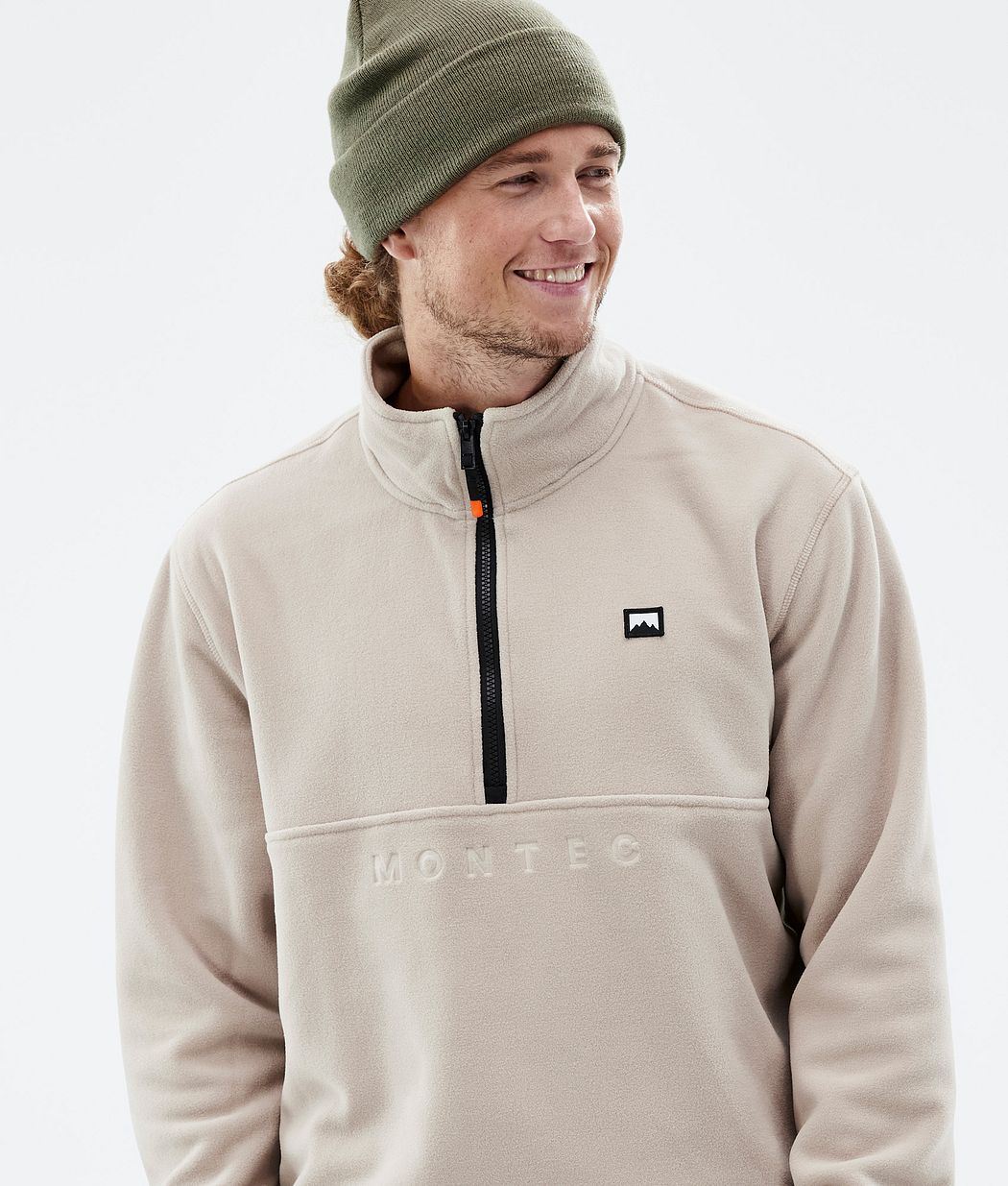 Montec Echo Fleece Trui Heren Sand - Zand | Ridestore.com