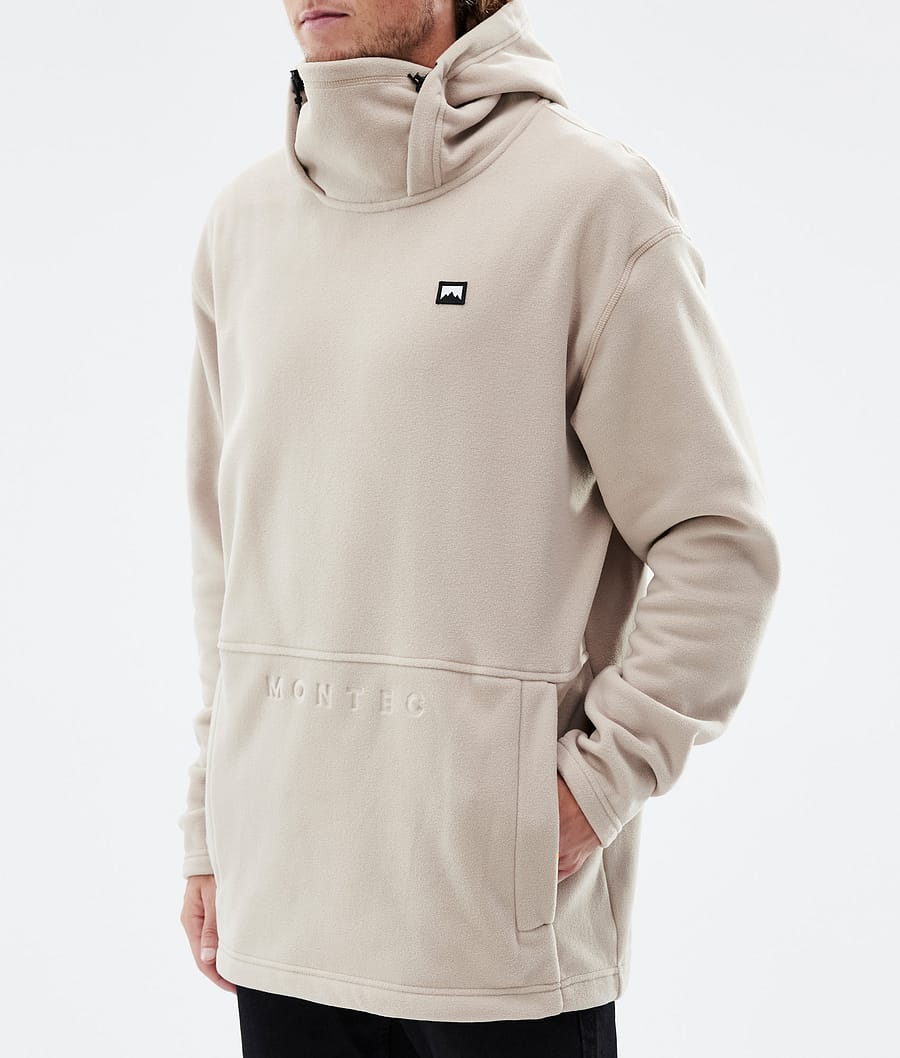 Montec Delta Fleece-hoodie Herre Sand - Sandfarve | Ridestore.com