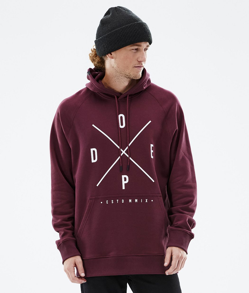 Dope Common Hoodie Men 2X-Up Burgundy | Ridestore.com