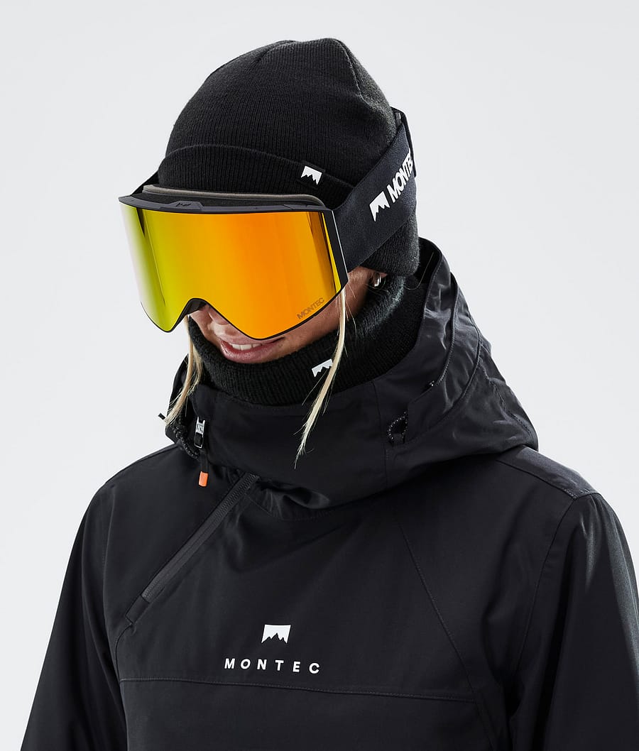 Montec Scope Masque de ski Homme Black/Ruby Red Mirror - Noir ...