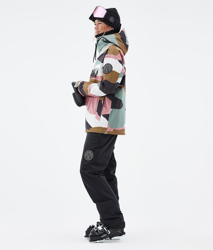 Dope Blizzard W Ski Jacket Women Shards Gold Muted Pink | Ridestore.com