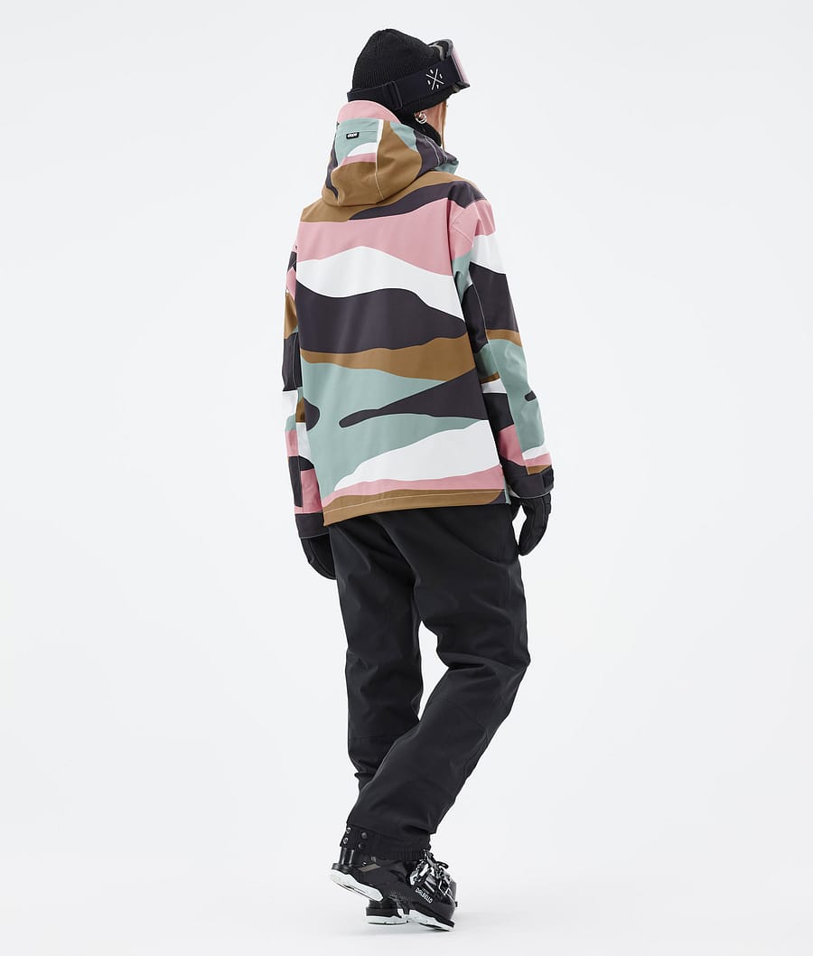 Dope Blizzard W Ski Jacket Women Shards Gold Muted Pink | Ridestore.com