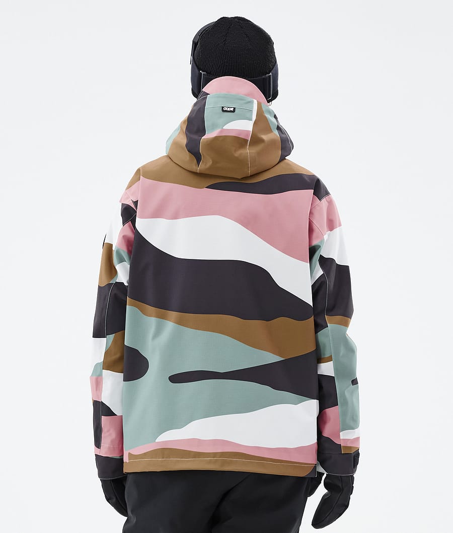 Dope Blizzard W Ski Jacket Women Shards Gold Muted Pink | Ridestore.com