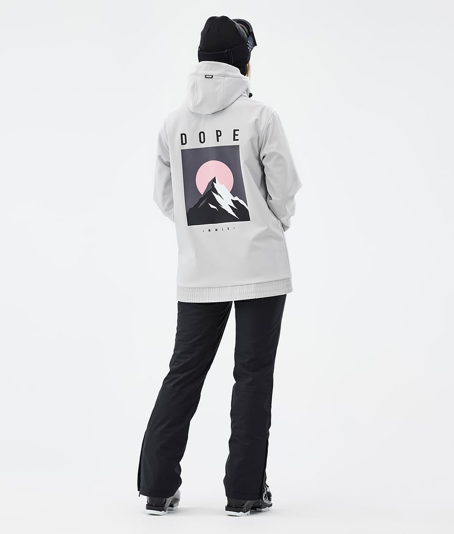 Dope Yeti W Ski Jacket Women Aphex Light Grey | Ridestore.com